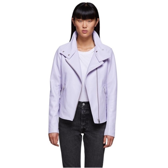 Mackage | Jackets & Coats | Mackage Purple Leather Jacket | Poshmark